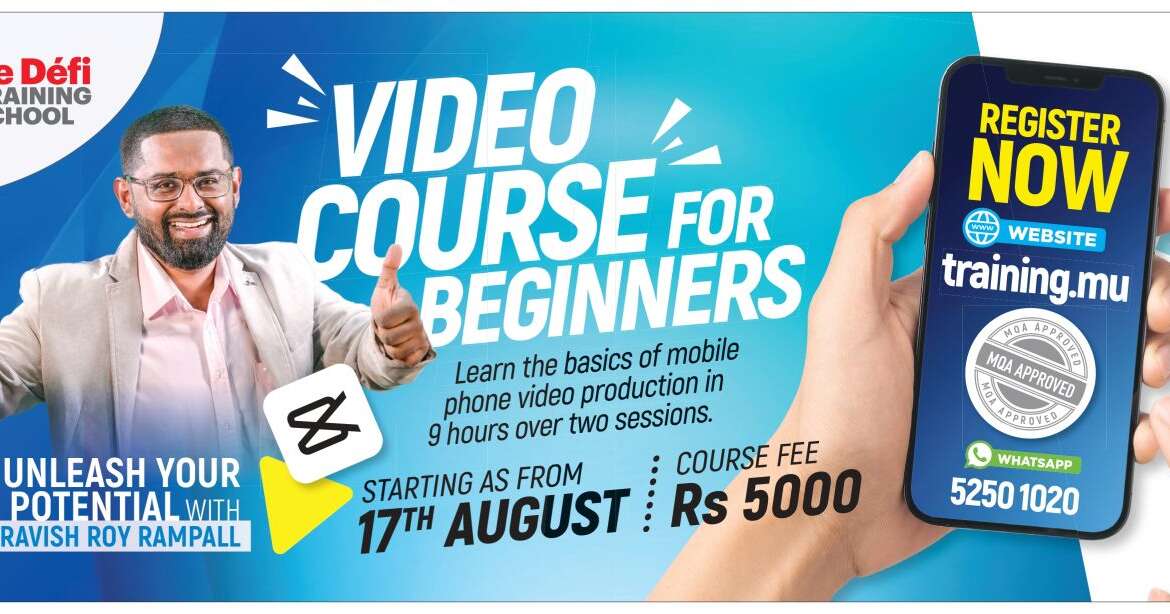 Video Course for Beginners – Le Défi Training School